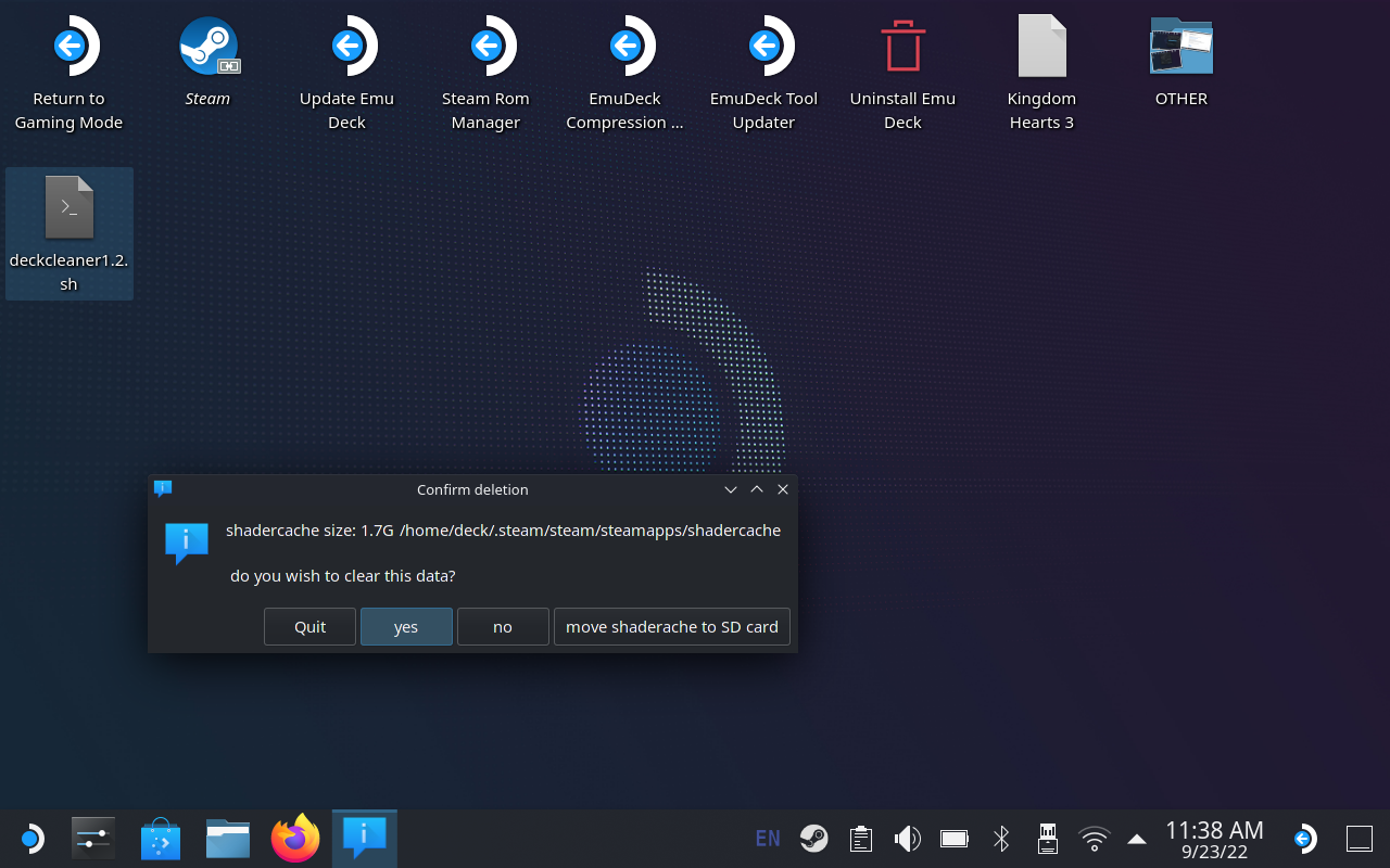 Save Some Storage Space with the Deck Cleaner - Steam Deck HQ