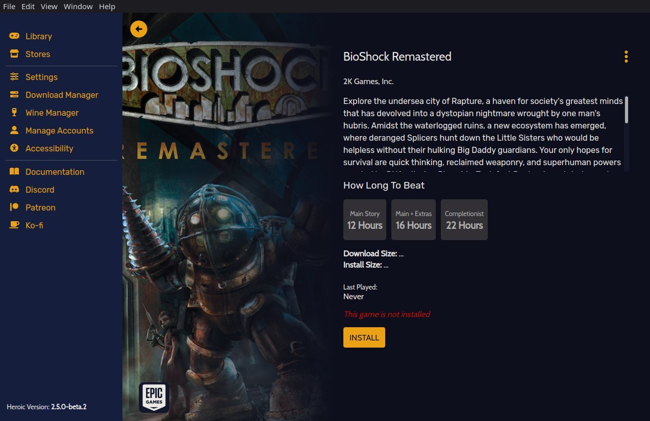 Heroic Games Launcher Teasing How Long to Beat Integration - Steam Deck HQ