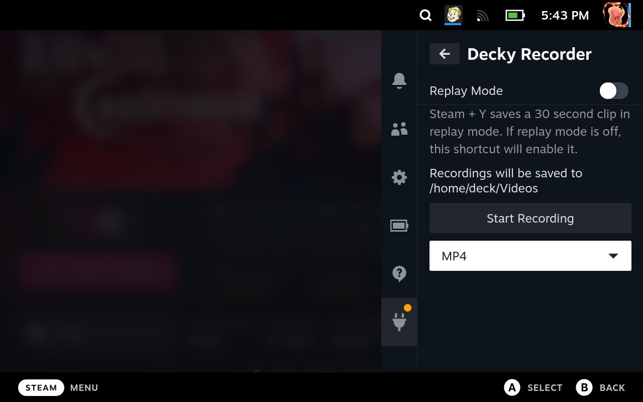 Decky Recorder Plugin Adds Past Clip Saving - Steam Deck HQ