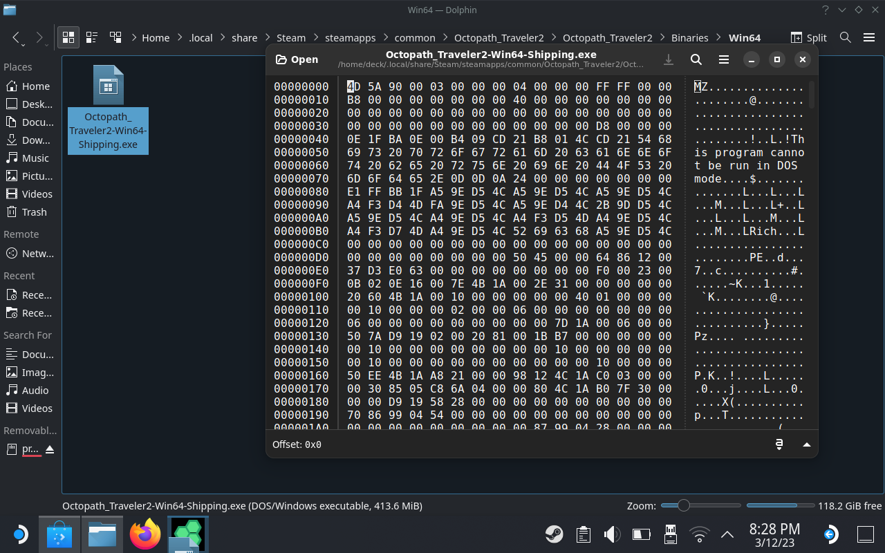 Octopath Traveler 2 Can Be 1280x800...With Some Hex Editing - Steam Deck HQ