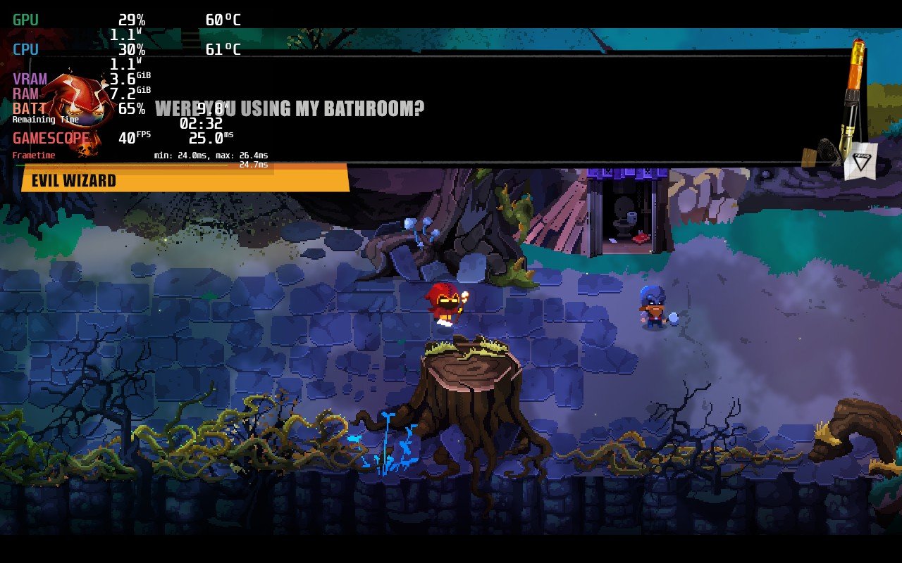 Evil Wizard - Steam Deck Performance/Settings