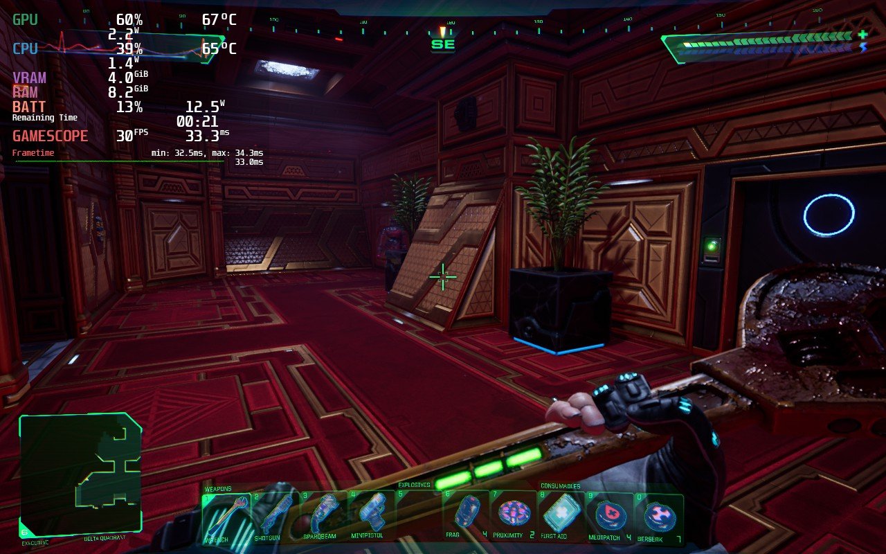 System Shock - Steam Deck Performance/Settings