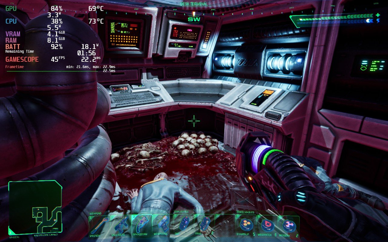 System Shock - Steam Deck Performance/Settings