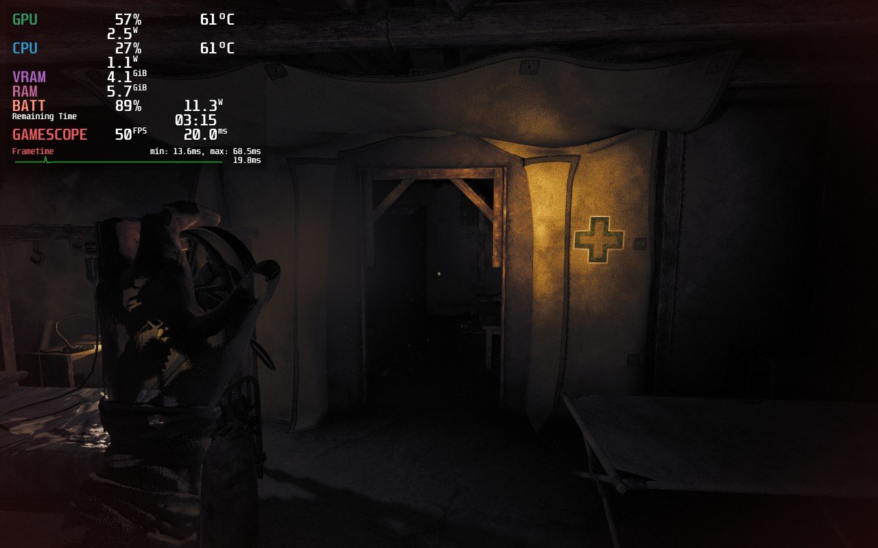 Amnesia: The Bunker - Steam Deck Performance/Settings