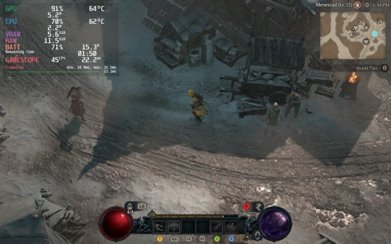 Diablo 4 - Steam Deck Performance/Settings