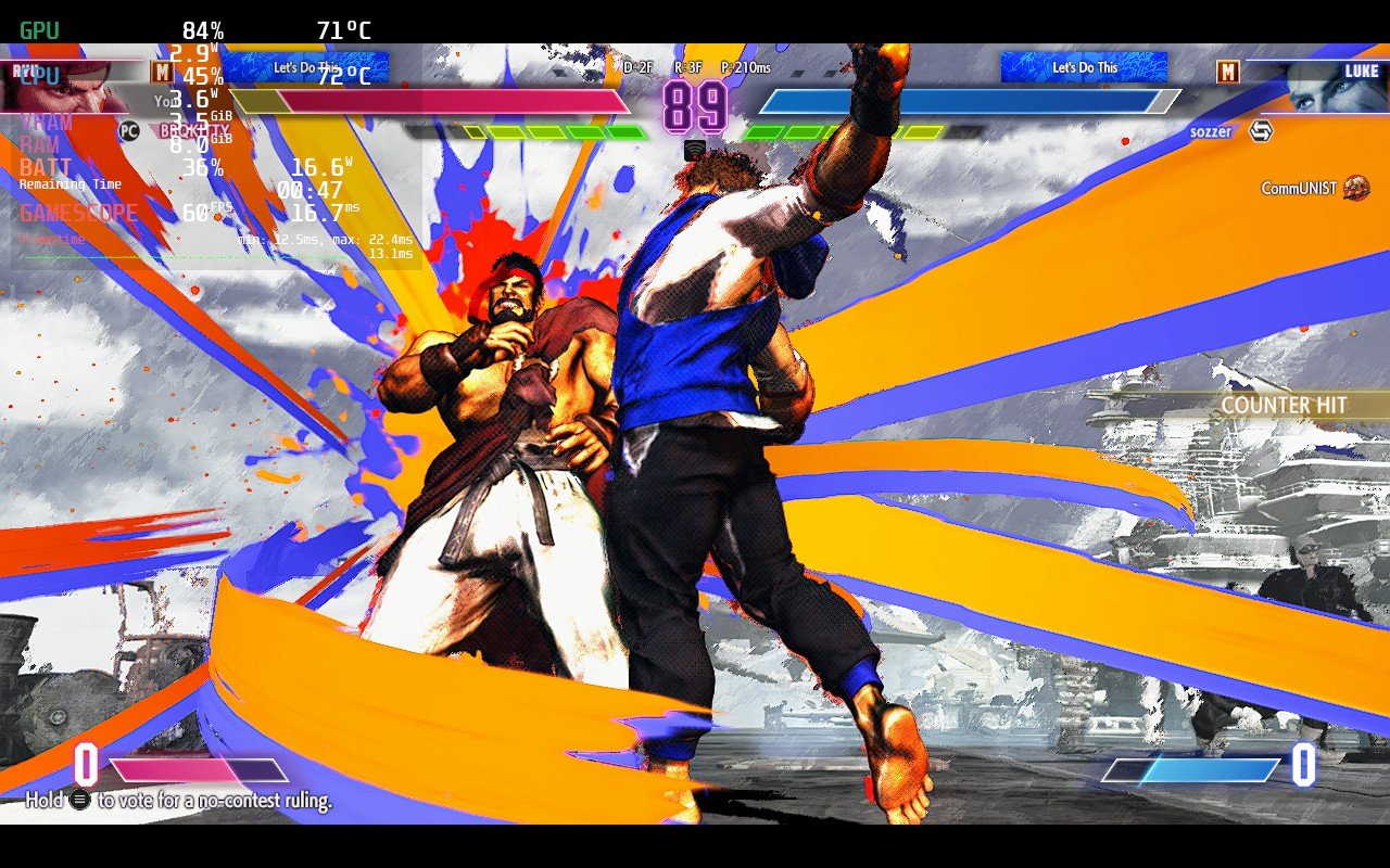 Street Fighter 6 - Steam Deck Performance/Settings