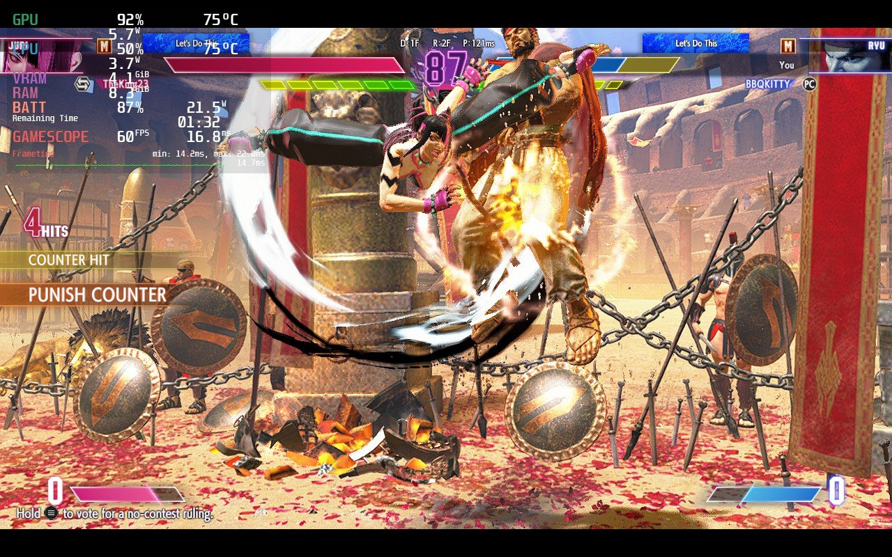 Street Fighter 6 - Steam Deck Performance/Settings