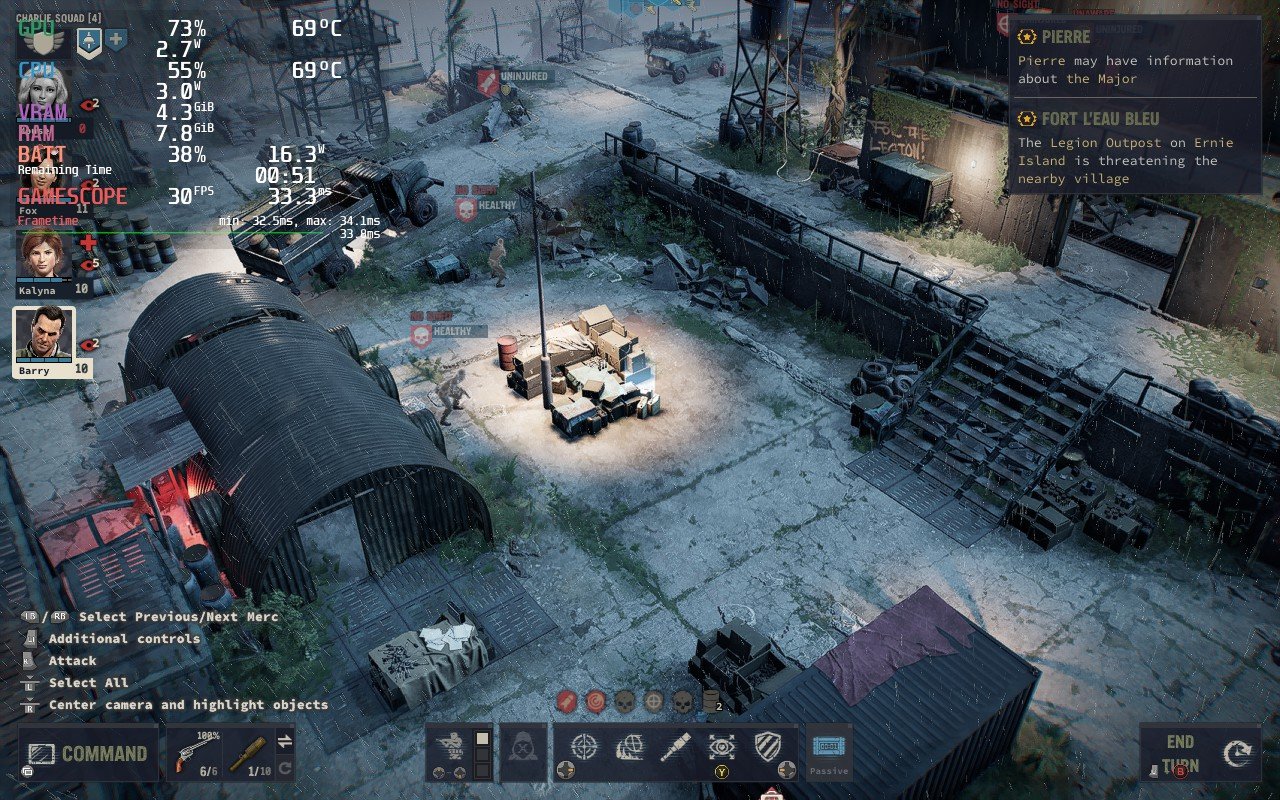 Jagged Alliance 3 - Steam Deck Performance/Settings