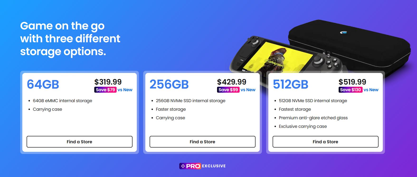 Certified Refurbished Steam Decks Now Live on Steam and Gamestop ...