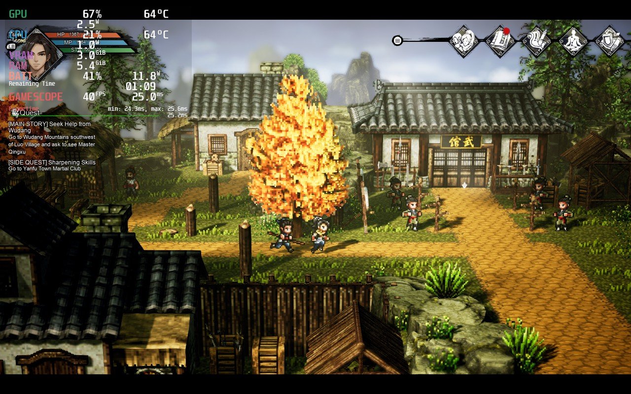 Wandering Sword - Steam Deck Performance/Settings