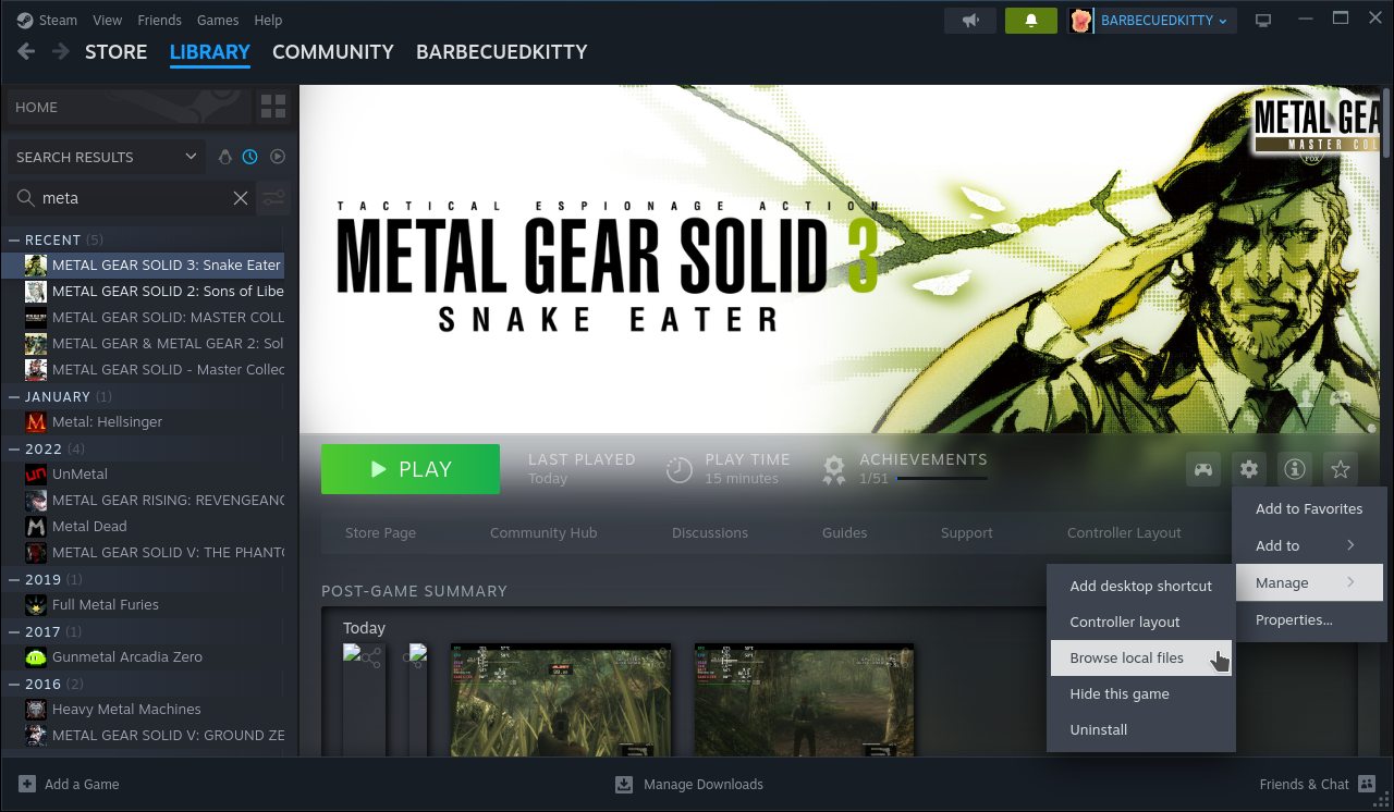 How to Get Metal Gear Solid 2 and 3 Working on Steam Deck - Steam Deck HQ