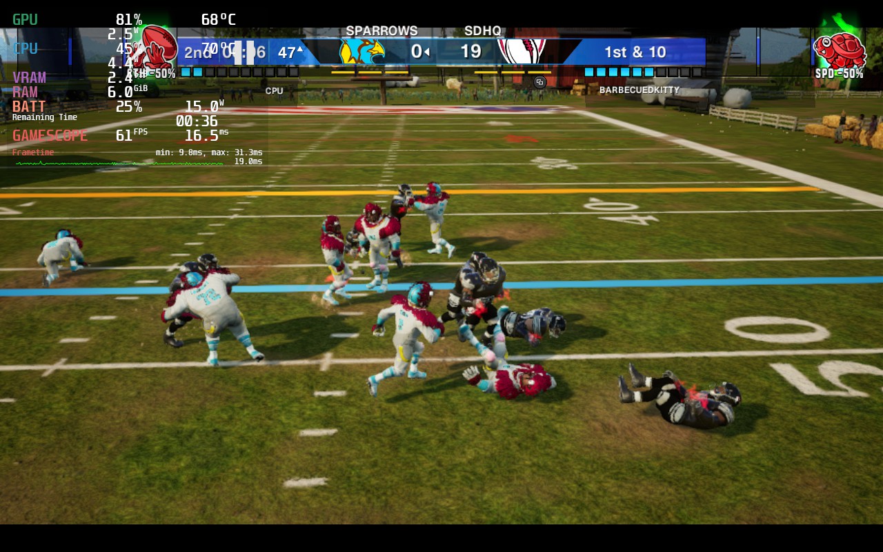 Wild Card Football - Steam Deck Performance/Settings