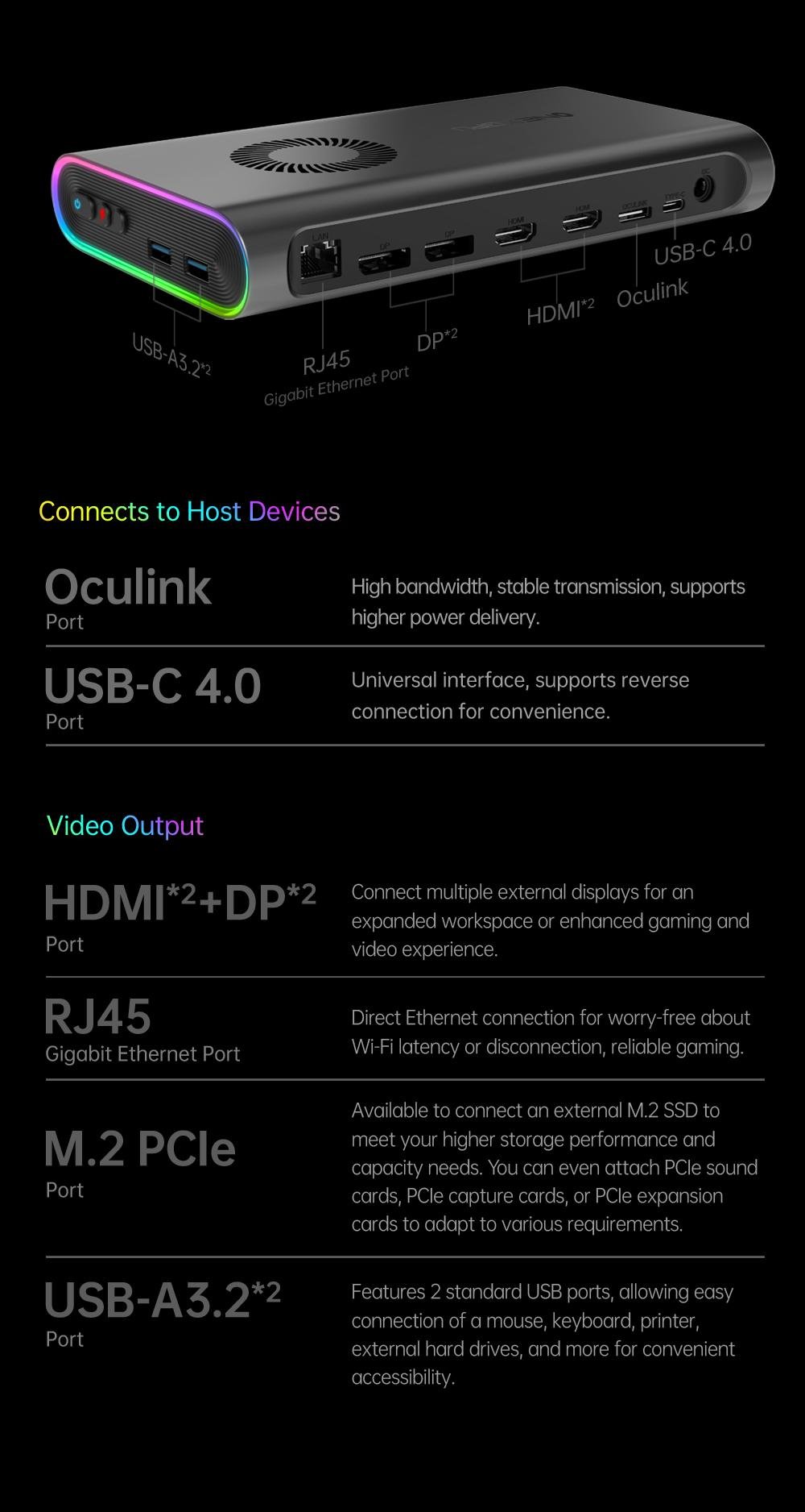 ONE-NETBOOK Launches Dedicated eGPU for Handhelds - Steam Deck HQ