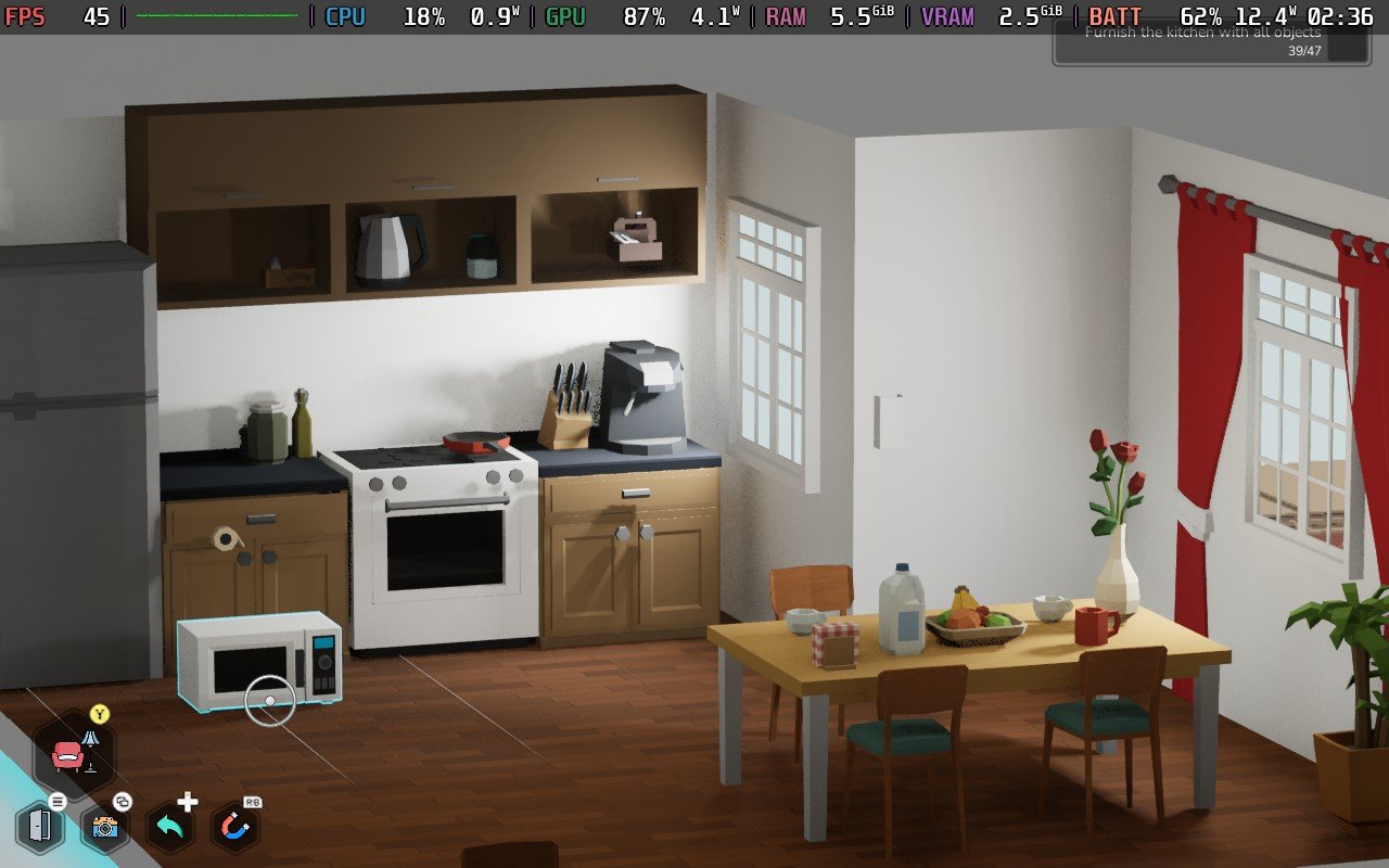Furnish Master - Steam Deck Performance/Settings