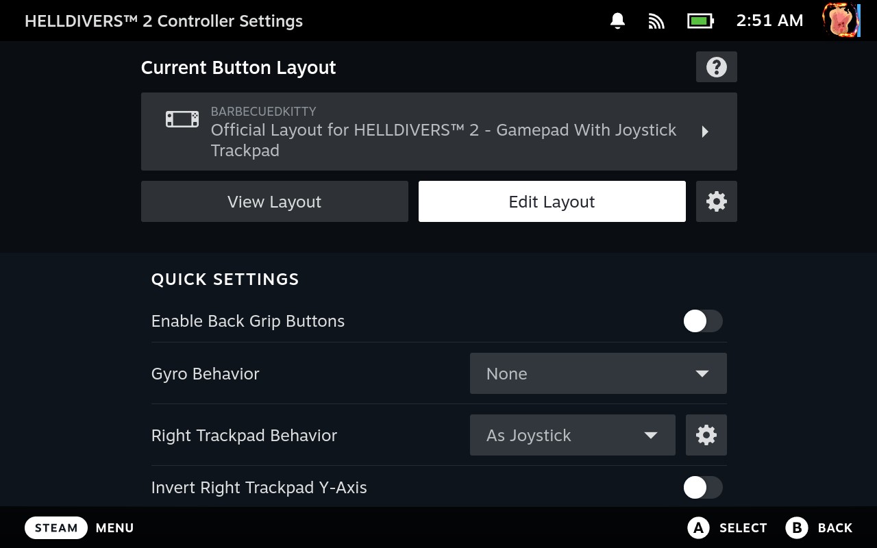 Set Quick Helldivers 2 Strategem Inputs on Steam Deck - Steam Deck HQ