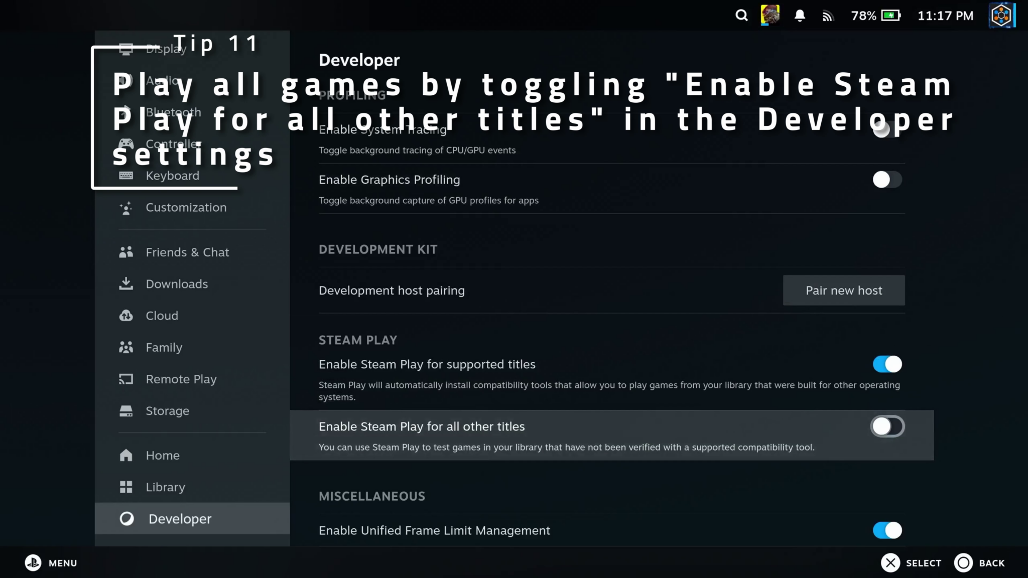 Cryobyte33: 20 More AMAZING Tips & Tricks For Steam Deck! - Steam Deck HQ