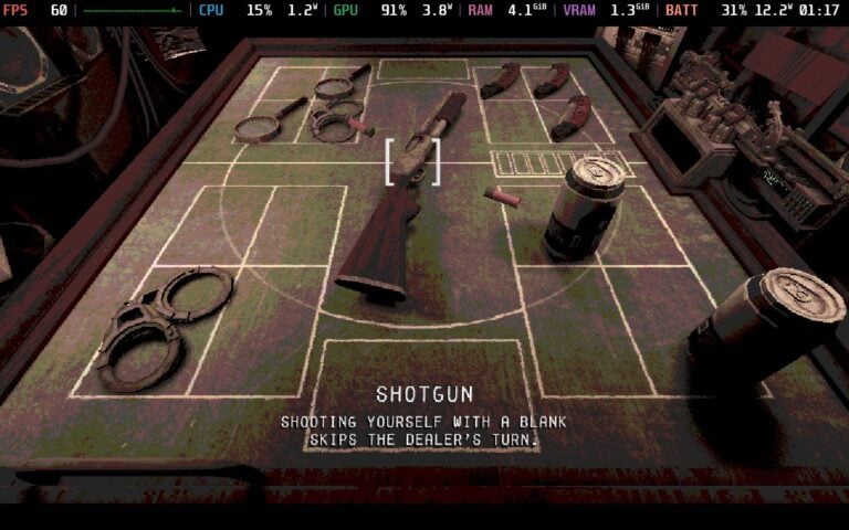 Buckshot Roulette - Steam Deck Performance Review