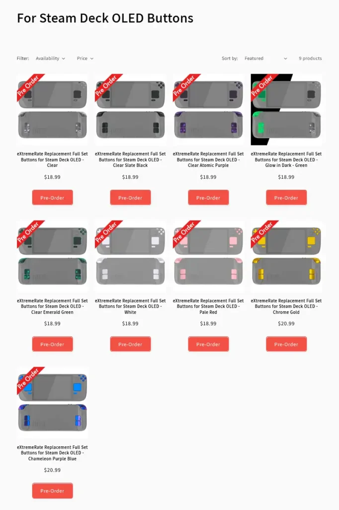 eXtremeRate's Steam Deck OLED Shells and Buttons Are Now up for Pre ...