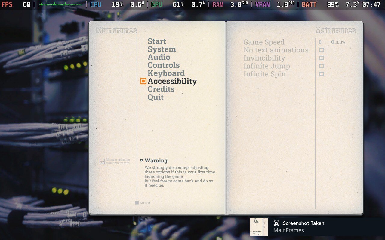 MainFrames Review + Steam Deck Performance