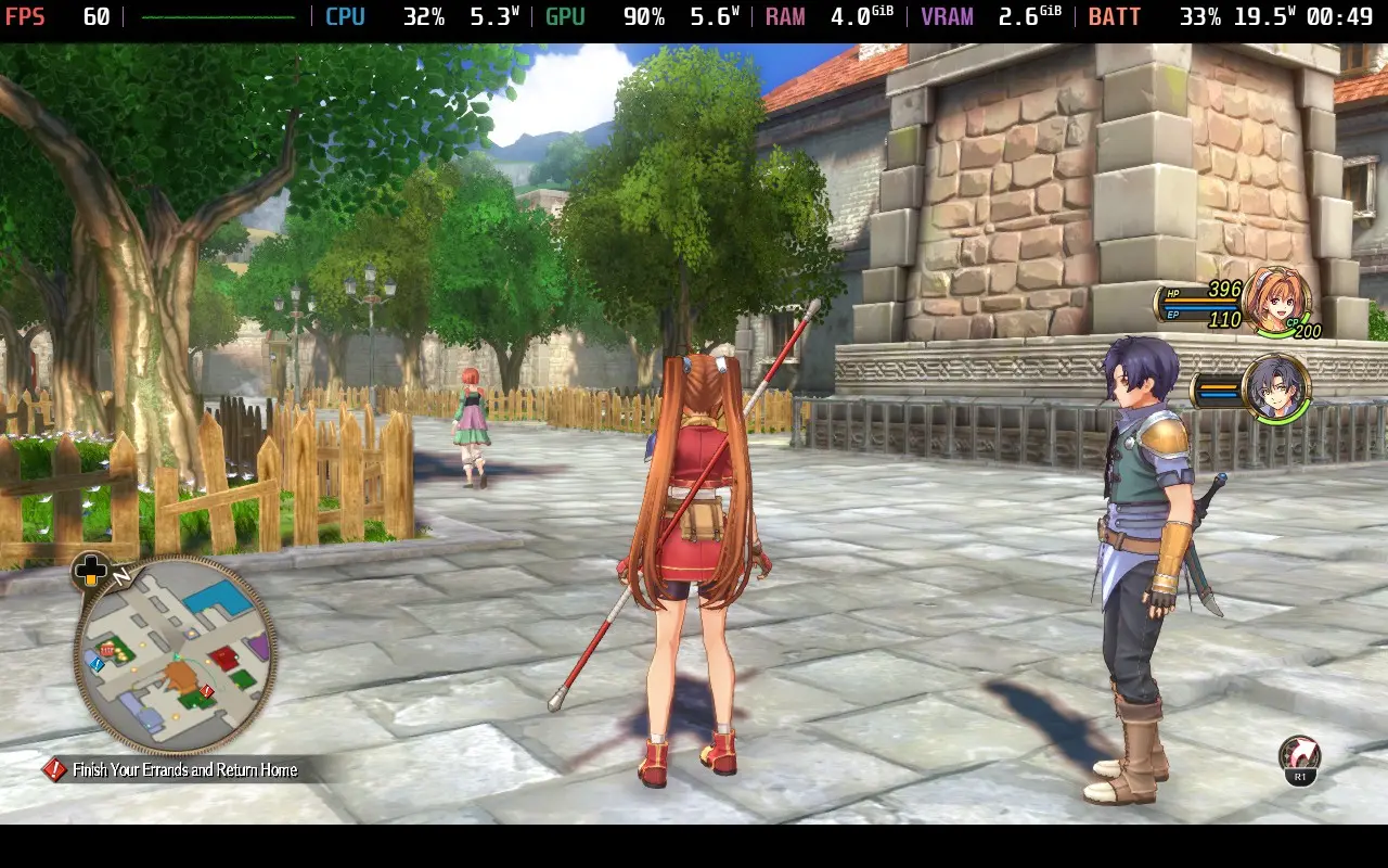 Trails in the Sky 1st Chapter Demo on Steam Deck - SDHQ